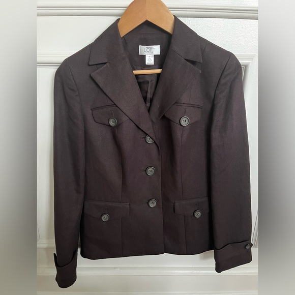 LOFT | Jackets & Coats | Linen Safari Blazer | Poshmark